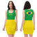 Brazil Flag Dress / Brazillian Color Outfit For Women – YVDdesign