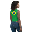 Brazil Crop Top – Stylish & Comfortable Brazilian Flag Shirt – YVDdesign