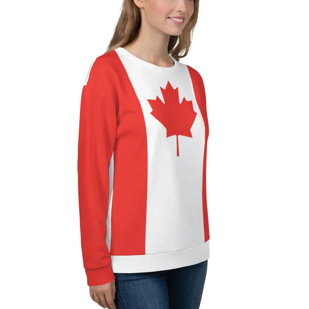 Canada Flag Sweater / Canada Clothing / Canada Outfit – YVDdesign