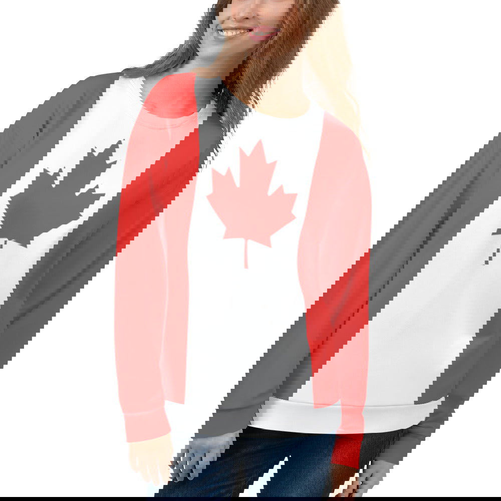 Canada Flag Sweater / Canada Clothing / Canada Outfit – YVDdesign