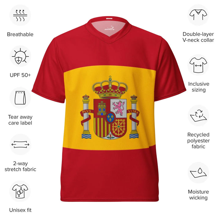 Spain Clothing | Spanish Flag T-shirt | YVDdesign