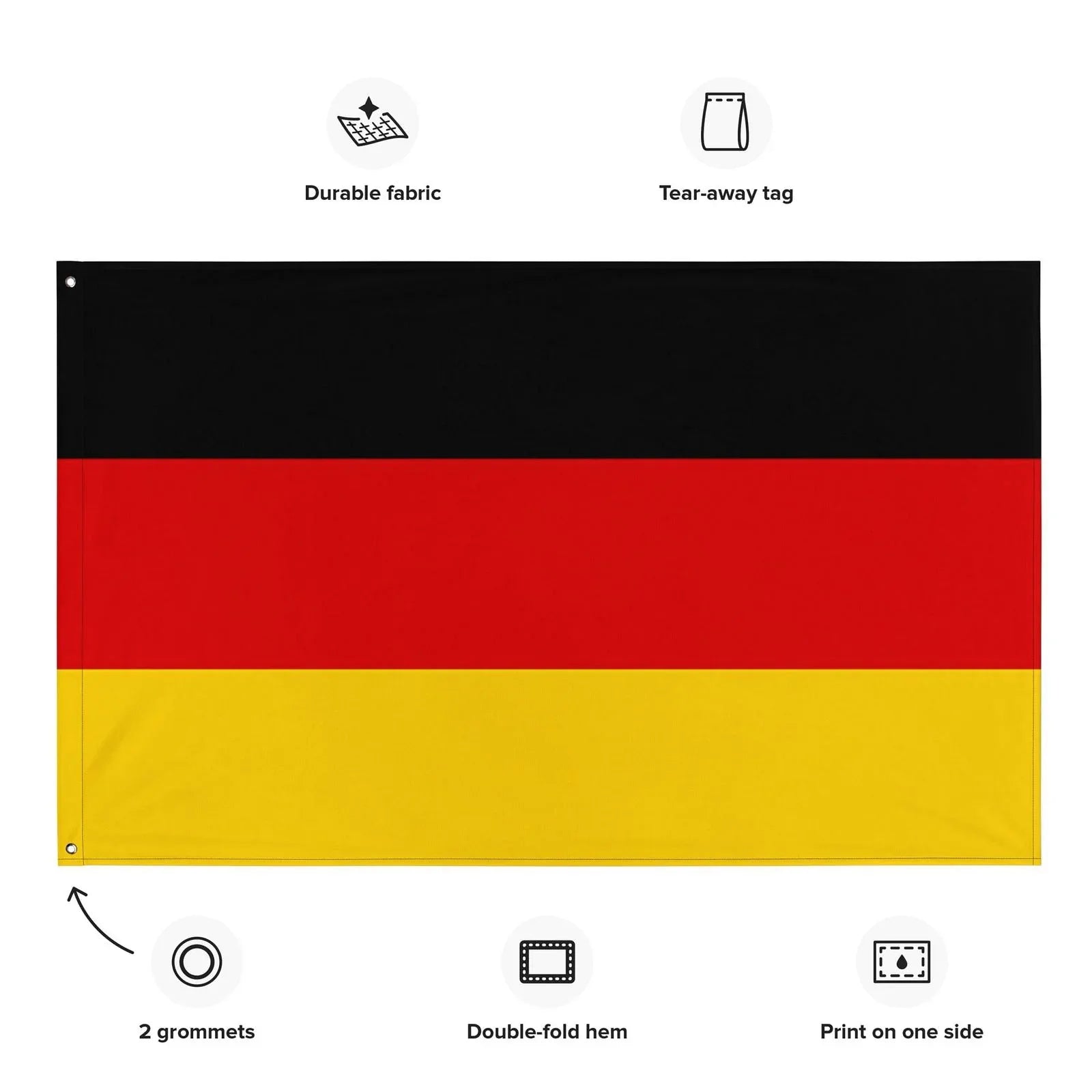German Flag / High Quality Flag / German Flag Colors / Wall Decor ...