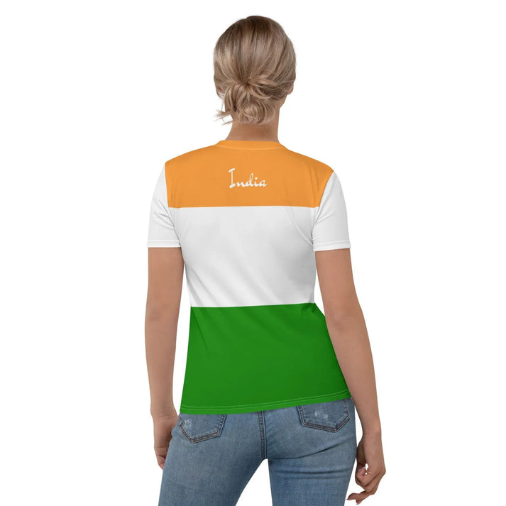 India Shirt With India Flag Colors / India Style Clothing / Women's T ...