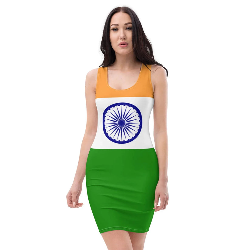 Indian Dress With Colors Of The India Flag / India Clothing Style For ...