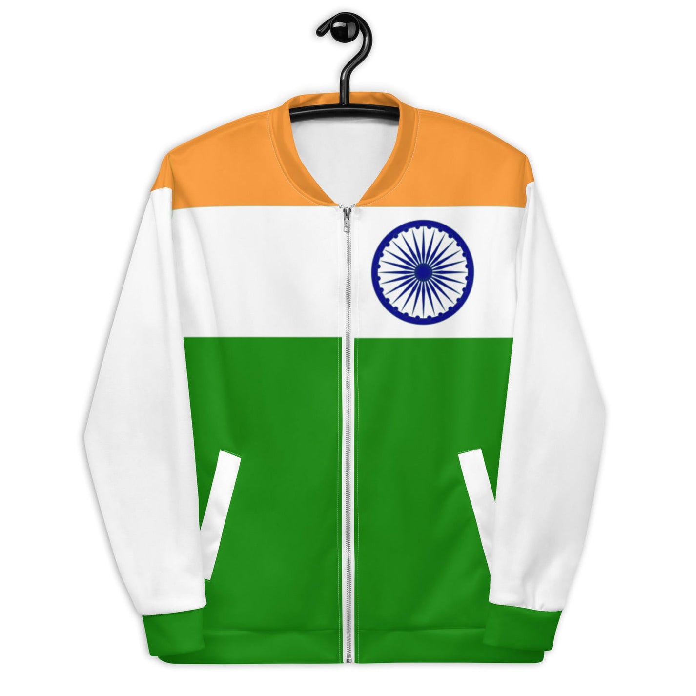 Indian Print Jacket / India Flag Colors Bomber Jacket For India Lover ...