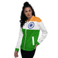 Indian Print Jacket / India Flag Colors Bomber Jacket For India Lover ...
