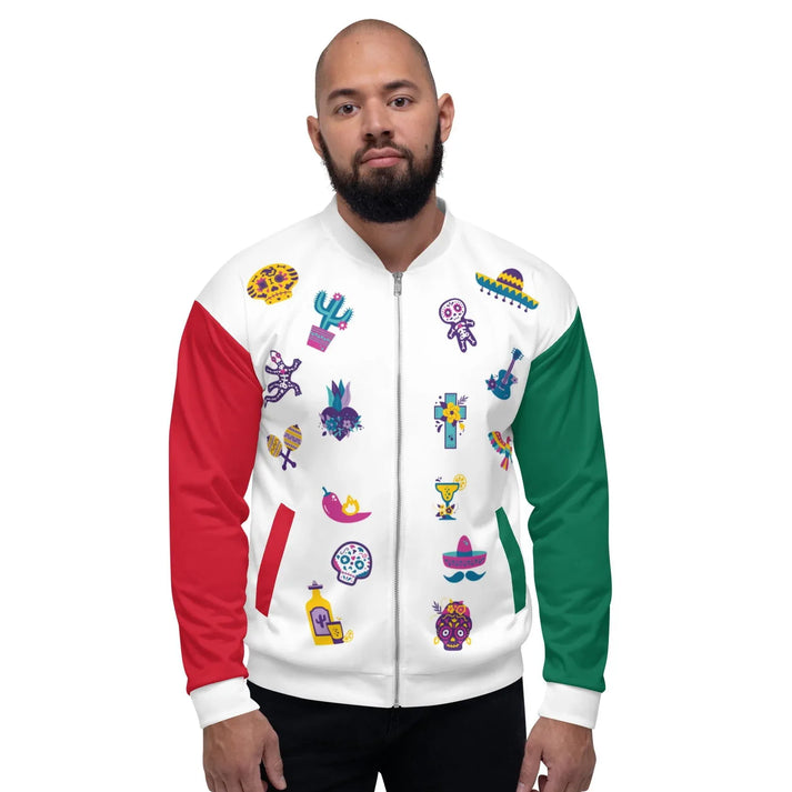 Mexican Flag Jacket / Unisex Mexico Bomber Jacket / Cinco De Mayo Clot ...