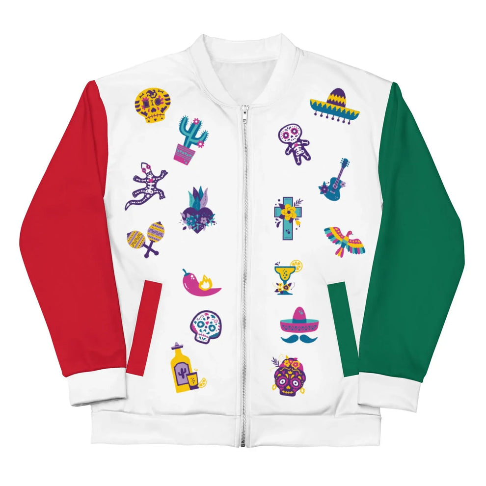 Mexican Flag Jacket / Unisex Mexico Bomber Jacket / Cinco De Mayo Clot ...