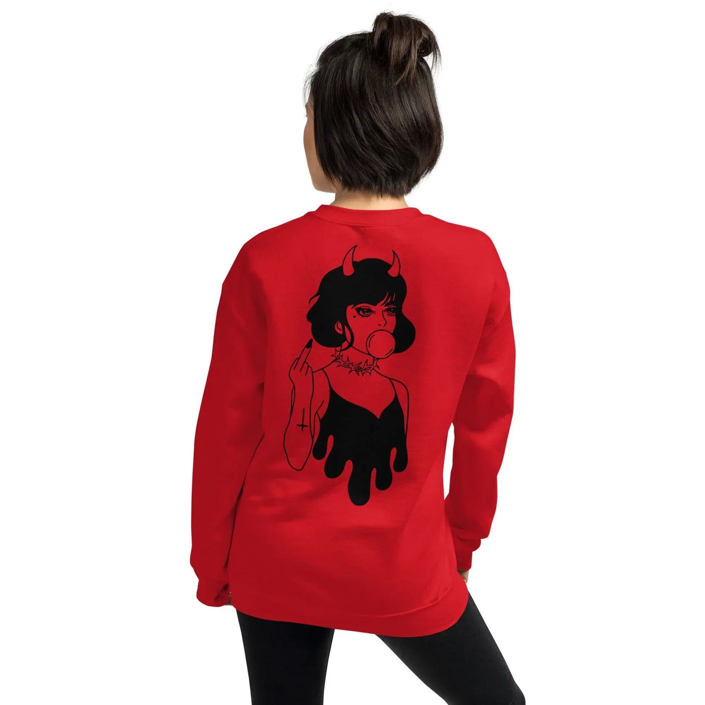 Middle Finger Sweatshirt / Goth Clothing / Different Colors – YVDdesign