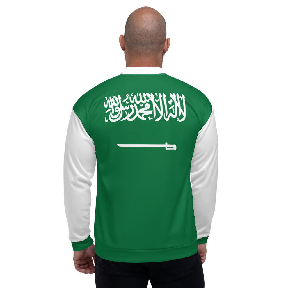 Saudi Arabia Flag Bomber Jacket For Men – YVDdesign