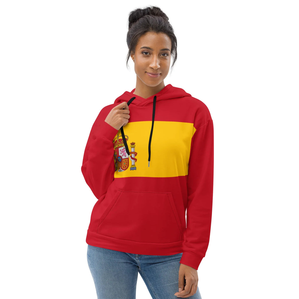 Spain Flag Hoodie | Patriotic Spanish Streetwear | YVDdesign