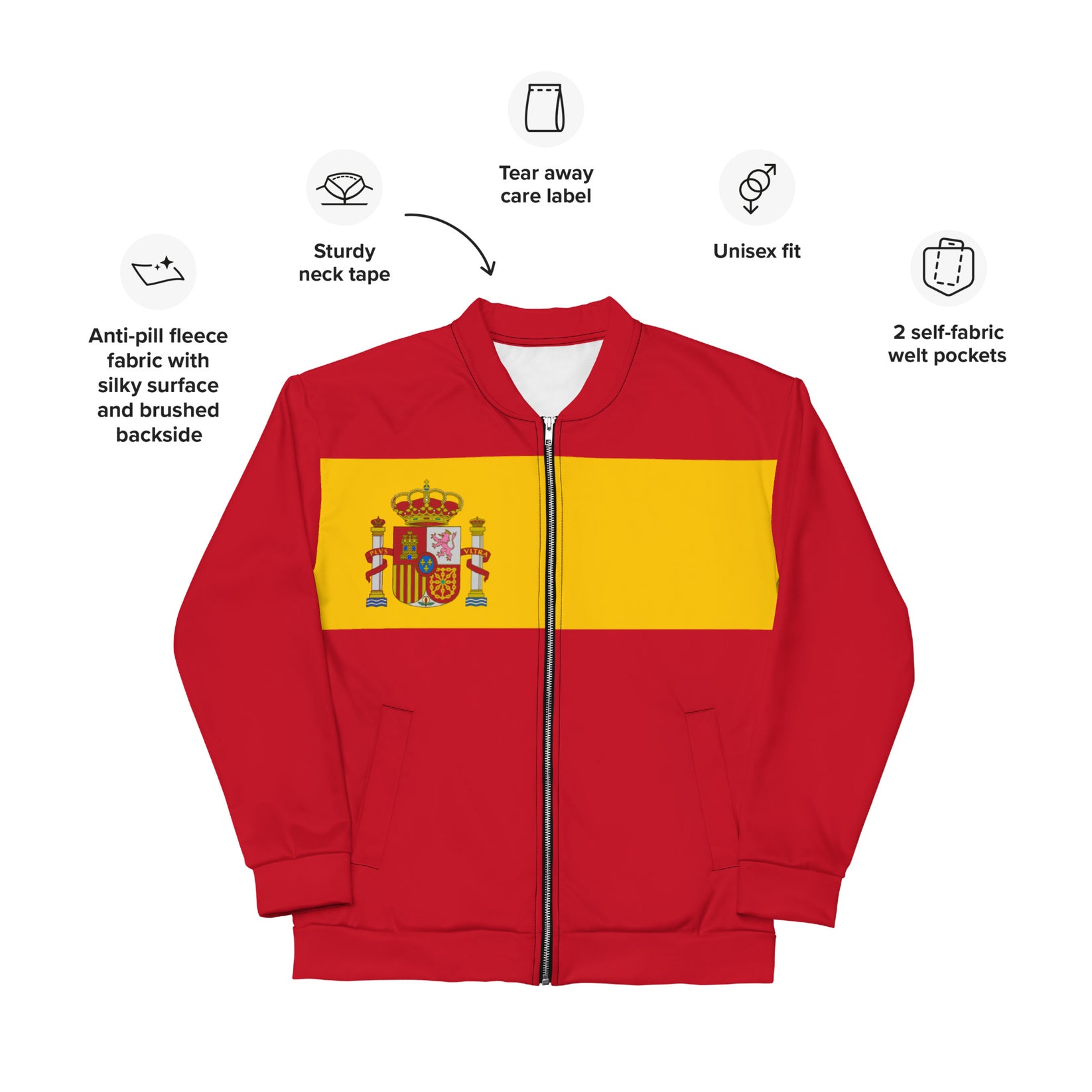 Spanish Jacket | Red Bomber Jacket | YVDdesign