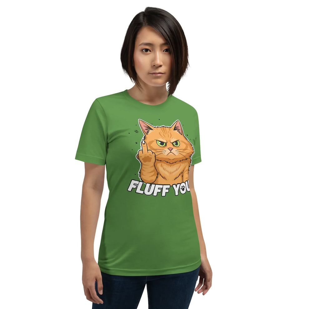 Cat Middle Finger Shirt for Cat Lovers | Funny Graphic Tee – YVDdesign