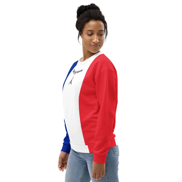 The French Flag Sweatshirt / Flag Of France/ French Clothing / Striped ...