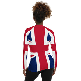 Union Jack Women's Long Sleeve Rash Guard – YVDdesign