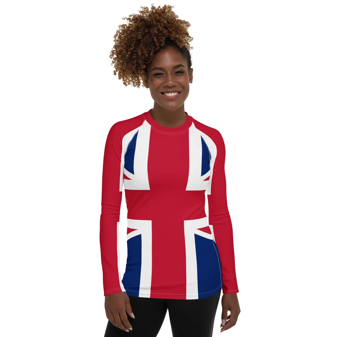Union Jack Women's Long Sleeve Rash Guard – YVDdesign